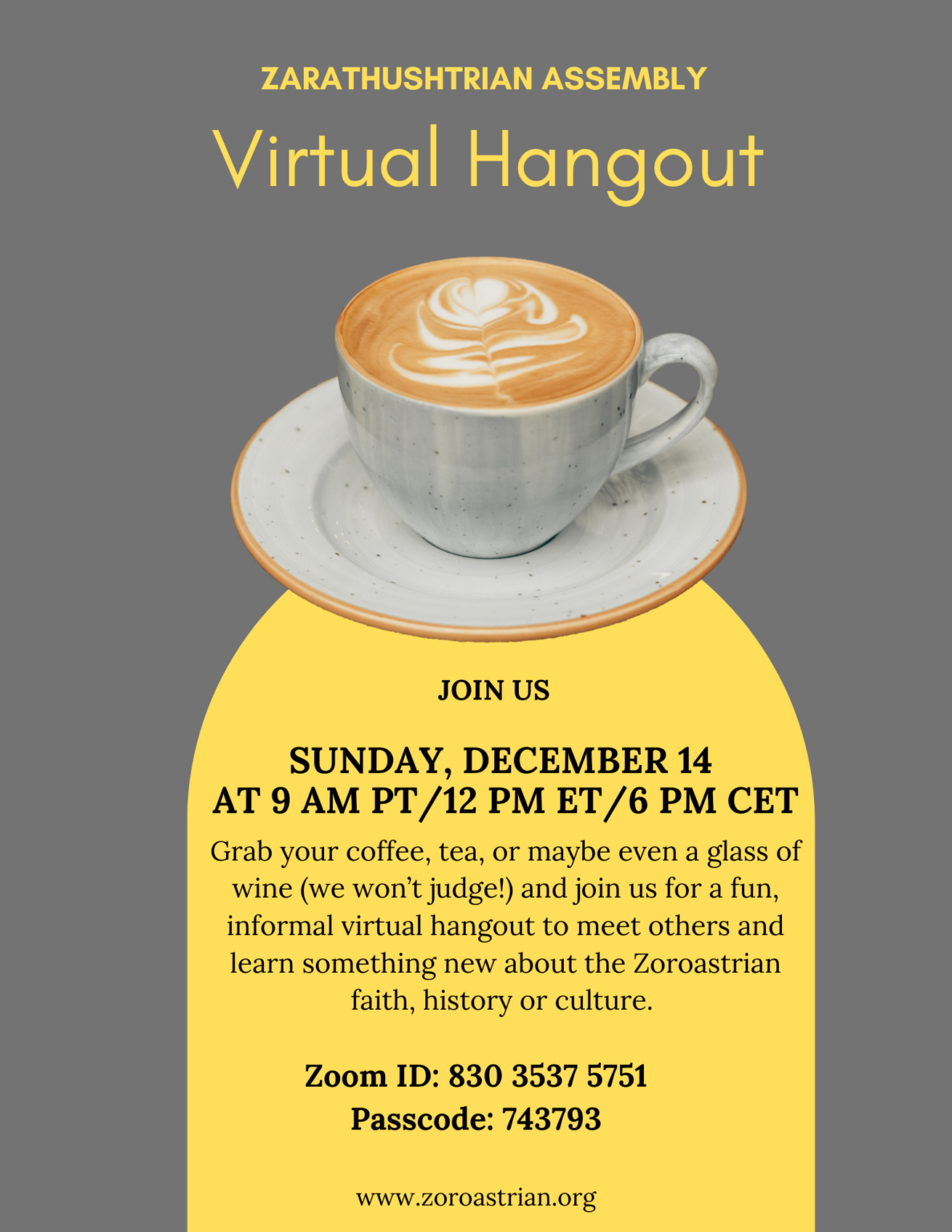 Virtual Hangout - Zarathushtrian Assembly